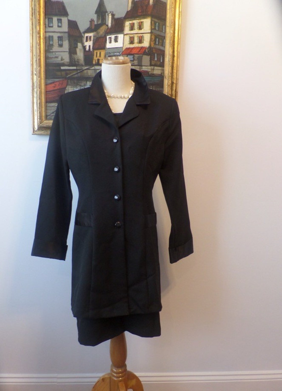 Vintage Riding Jacket Suit Dress Coatdress - Etsy