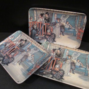 Vintage Italian Melamine R2S Monza Art Trays by Art 255 Children ...