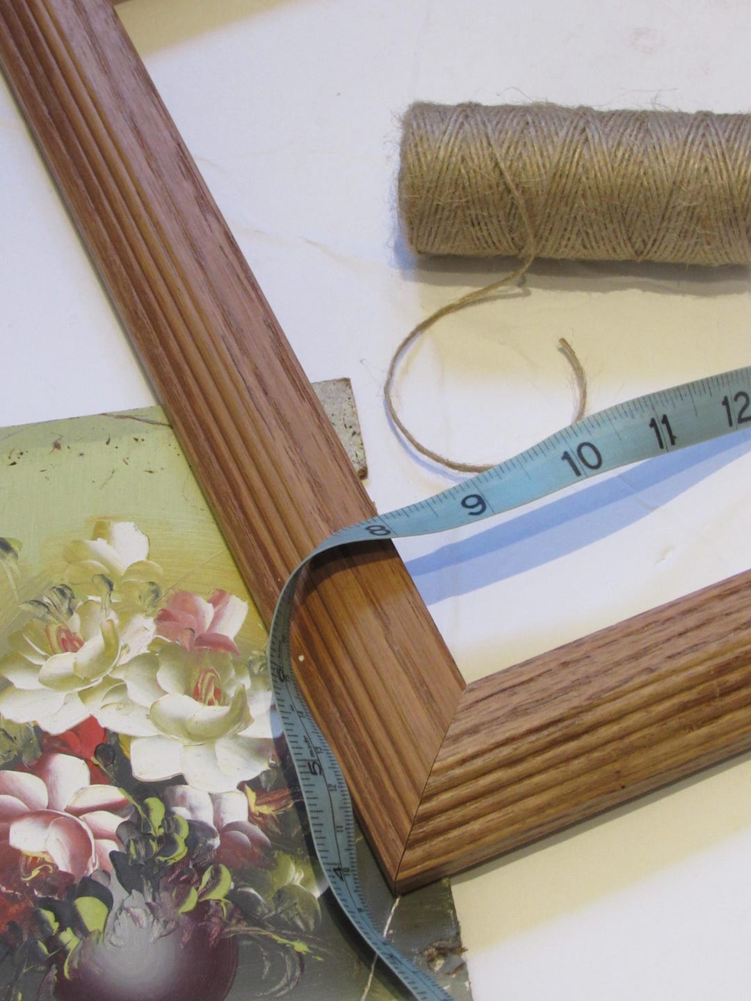 Vintage Solid Beveled Wood Frame No Glass Crafting Painting Photography ...