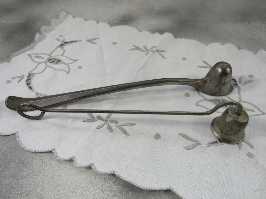Vintage Candle Snuff Candle Snuffer Extinguisher Silverplate Vintage ...