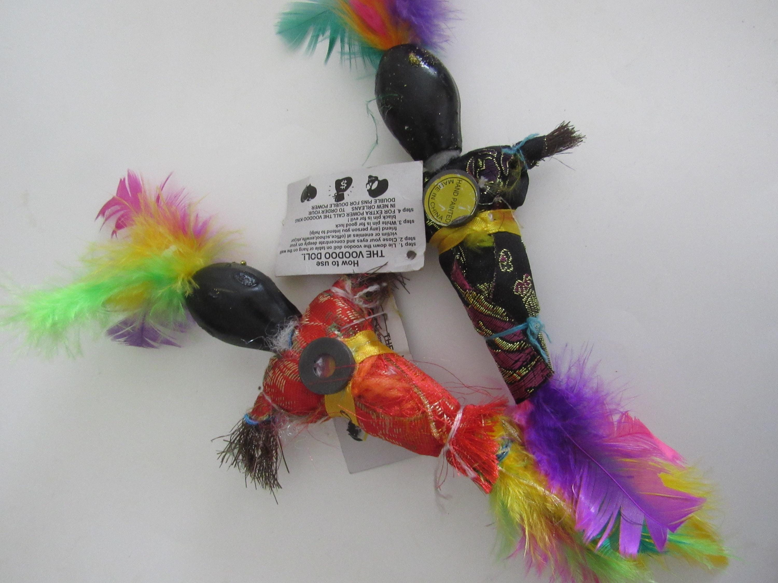 Vintage Hand Painted Voodoo Doll EACH NOLA Good Luck Bad Luck White ...