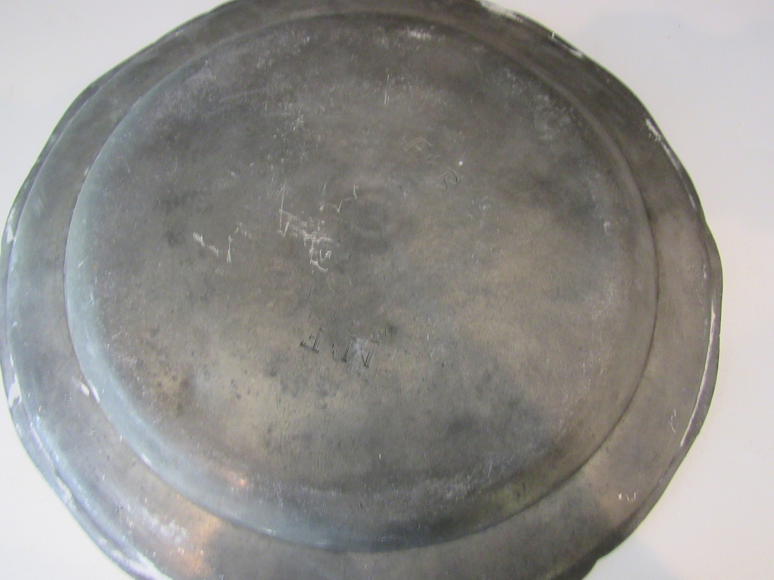 Antique PRIMITIVE 18th Century French Pewter Plate EACH 11 In - Etsy