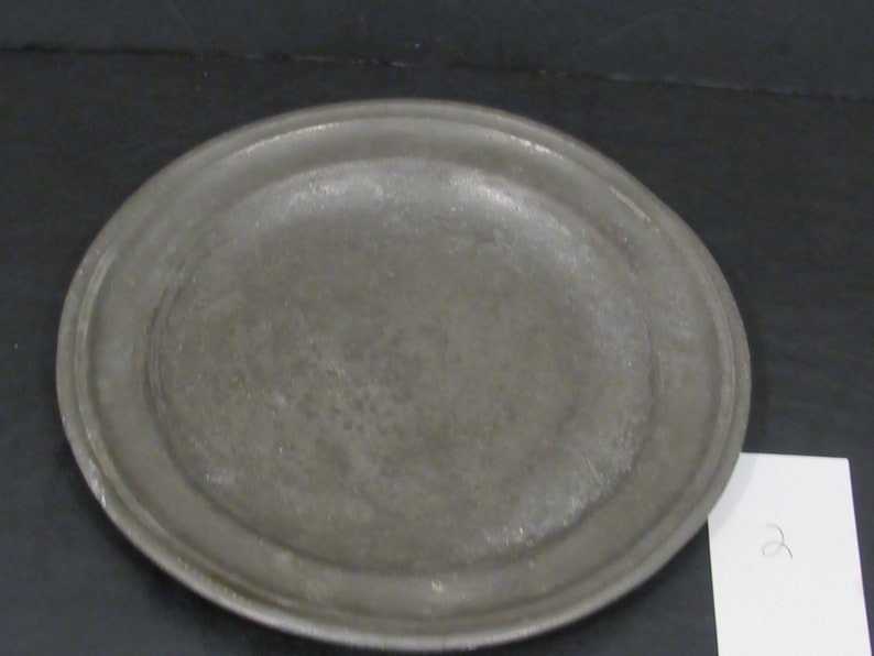 Antique PRIMITIVE 18th Century Pewter Plate EACH - Etsy