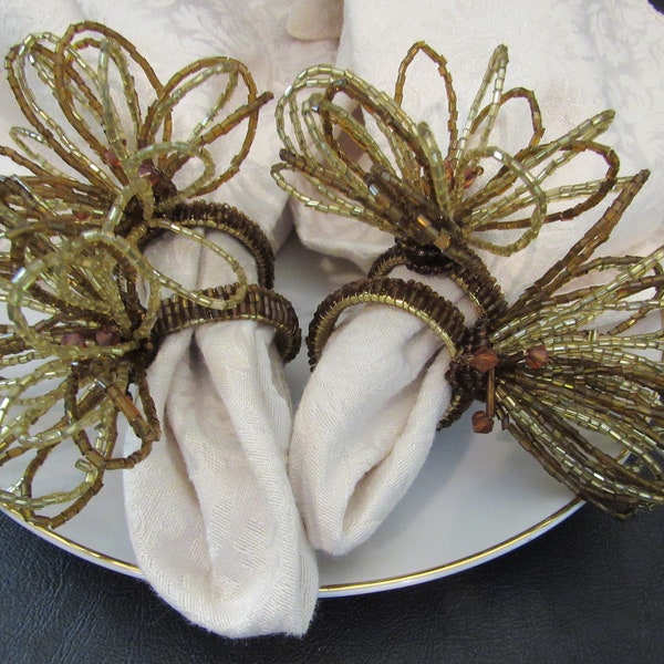 Bead Napkin Rings - Etsy