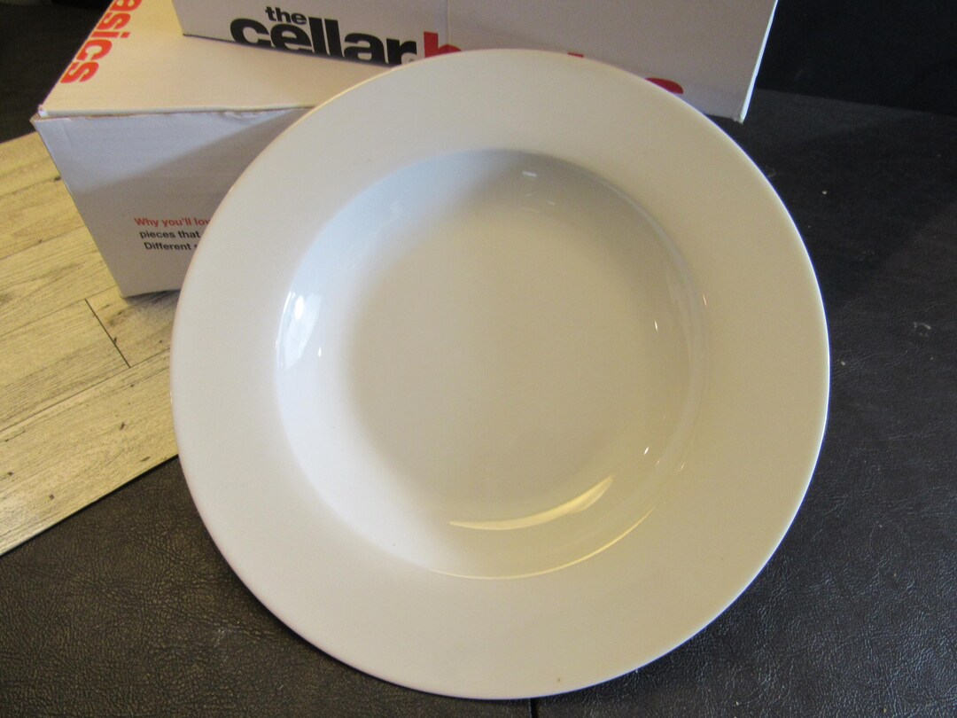 Vintage Cellar, the Whiteware Basics Porcelain Soup Pasta Bowl 11478002 ...