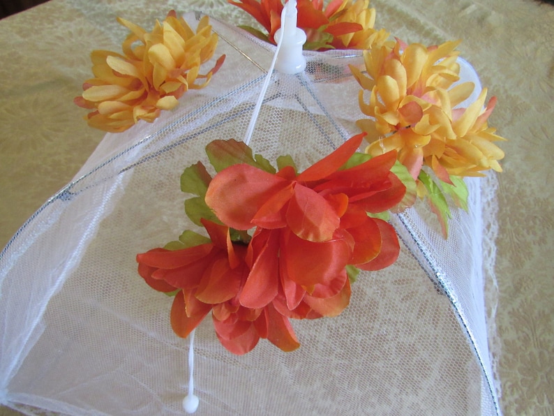 Vintage Mesh Dome Food Cover Bug Food Protector Summer Picnic | Etsy