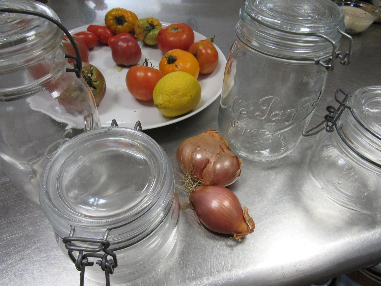 Vintage Crock French Bell Jar Metal Latch Bail Wire Farmhouse | Etsy