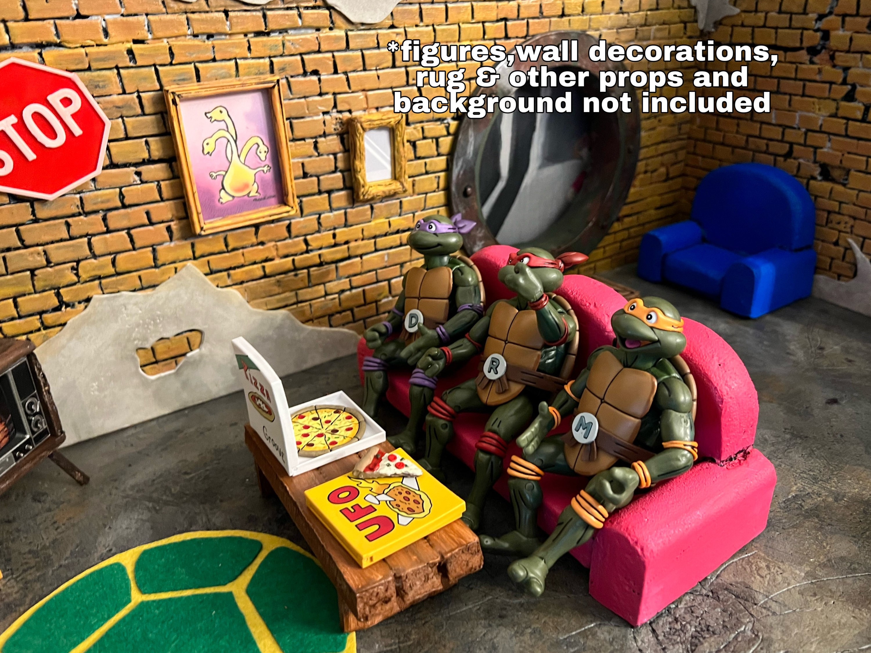 Tmnt Cartoon Lair Furniture Made of Foam. Couch Only - Etsy
