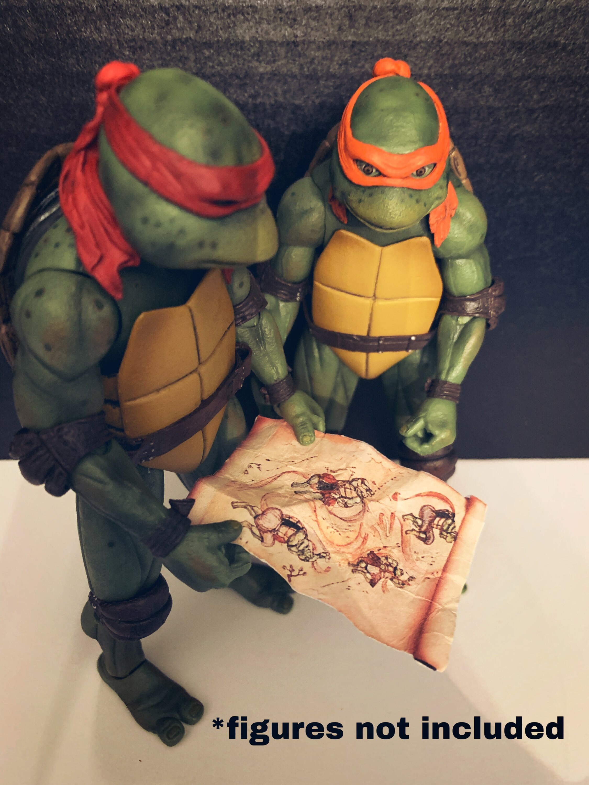 1993 Turtles Movie Scepter Drawing Kappa Scroll Diorama - Etsy