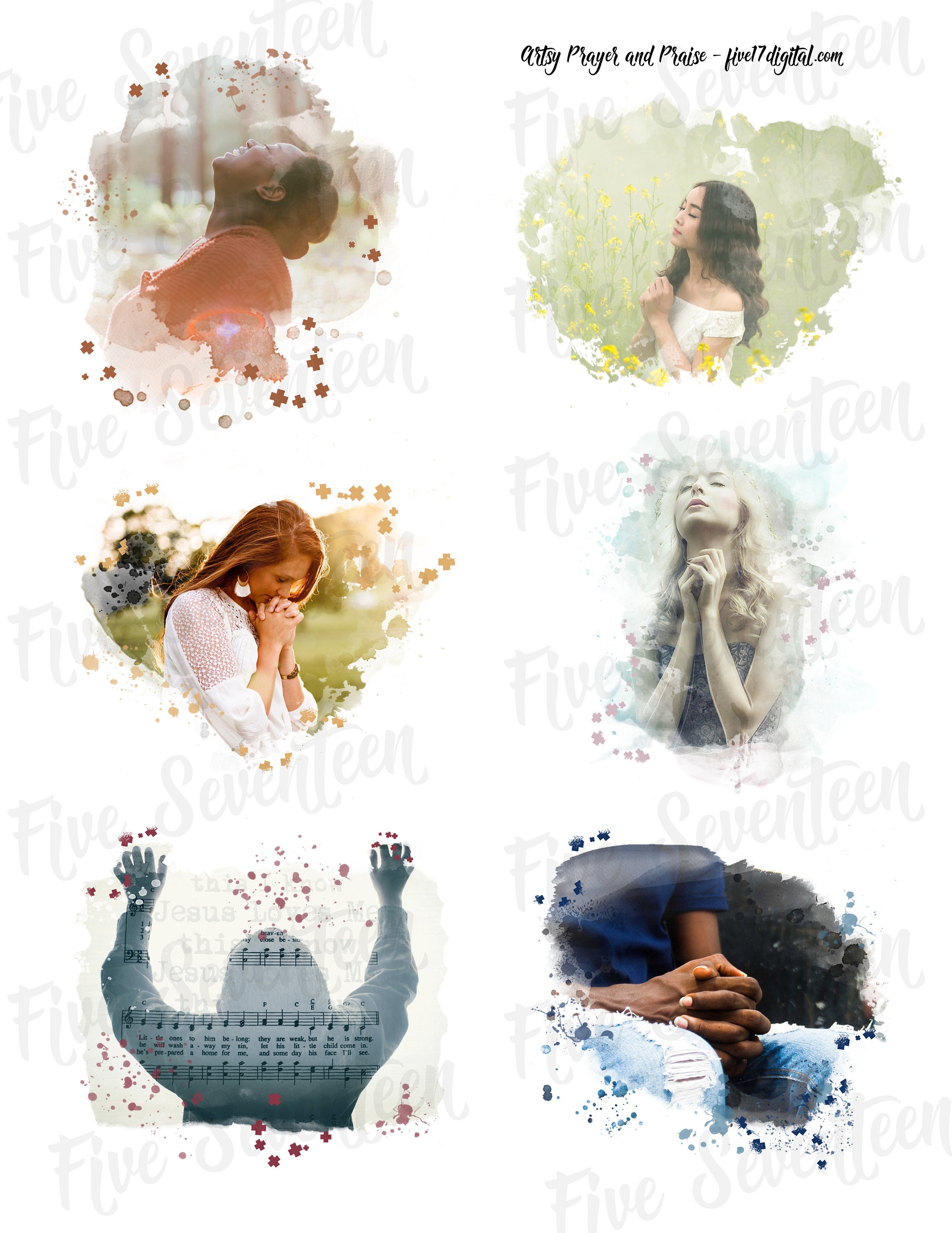 Artsy Prayer and Praise Printable for Mixed Media Bible - Etsy