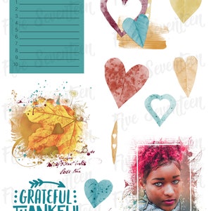 Thanksgiving Bible Journaling Printable Kit - Grateful Heart ...