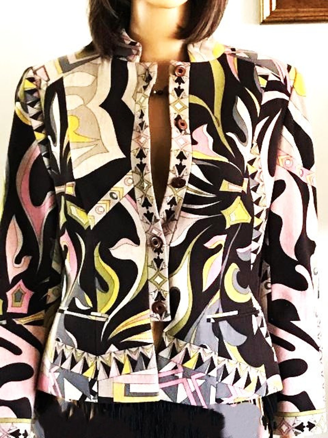 Abstract Jacket, Geometric Design, Fabulous Jacket, 90's Jacket ...