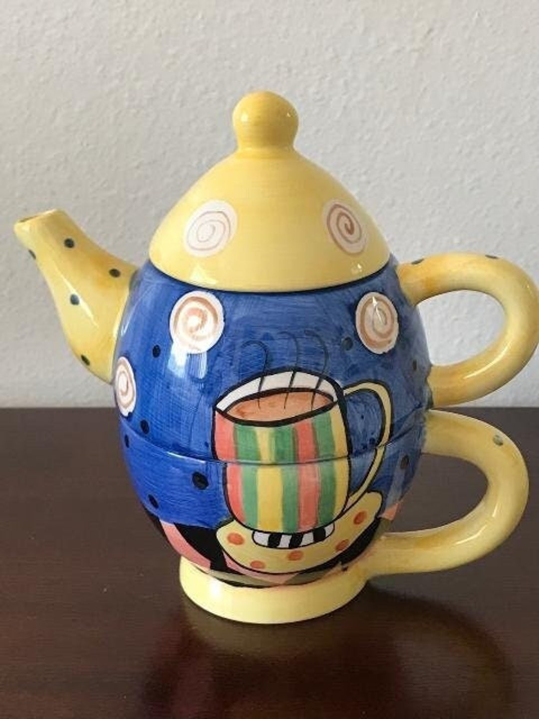 Bella Casa by Ganz, Nesting Teapot by BC, Stockable Teapot, 3 Piece ...