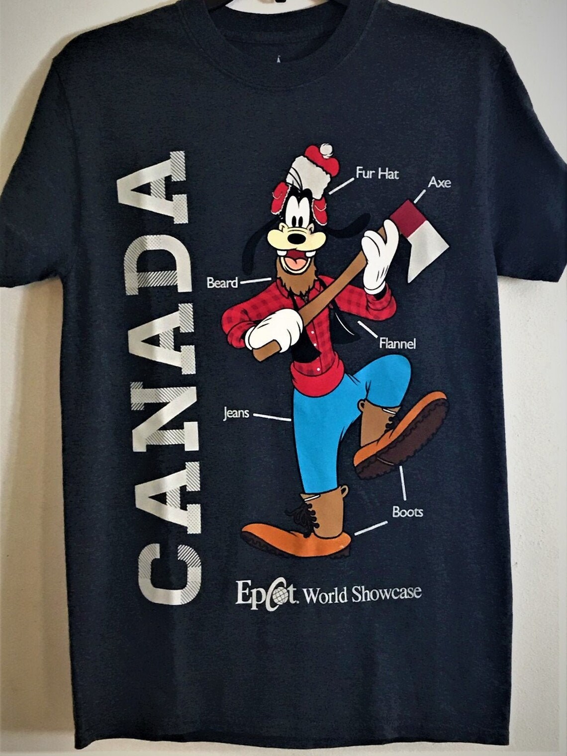 Rare Disney T-shirt Goofy T-shirt Lumberjack Goofy Walt - Etsy
