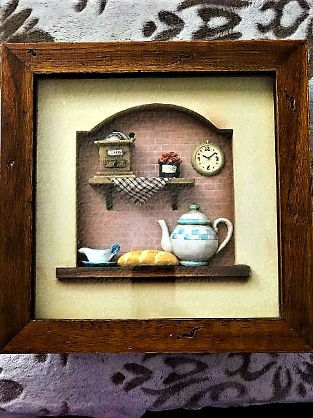 Diorama, Country Diorama, Wall Decoration, Framed Diorama, Country ...