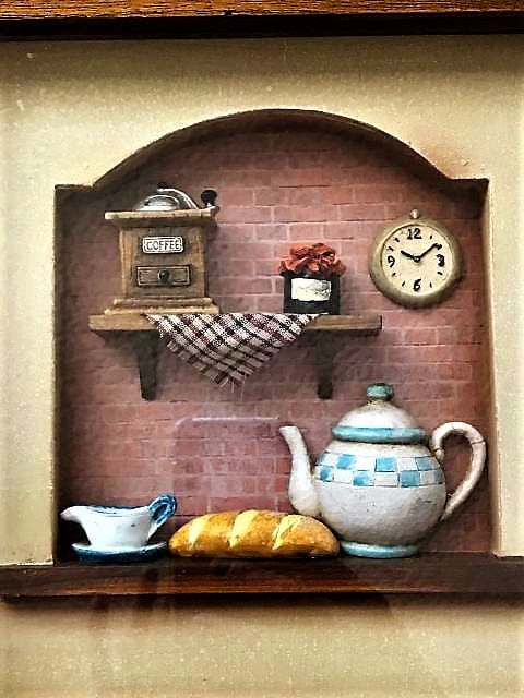 Diorama, Country Diorama, Wall Decoration, Framed Diorama, Country ...