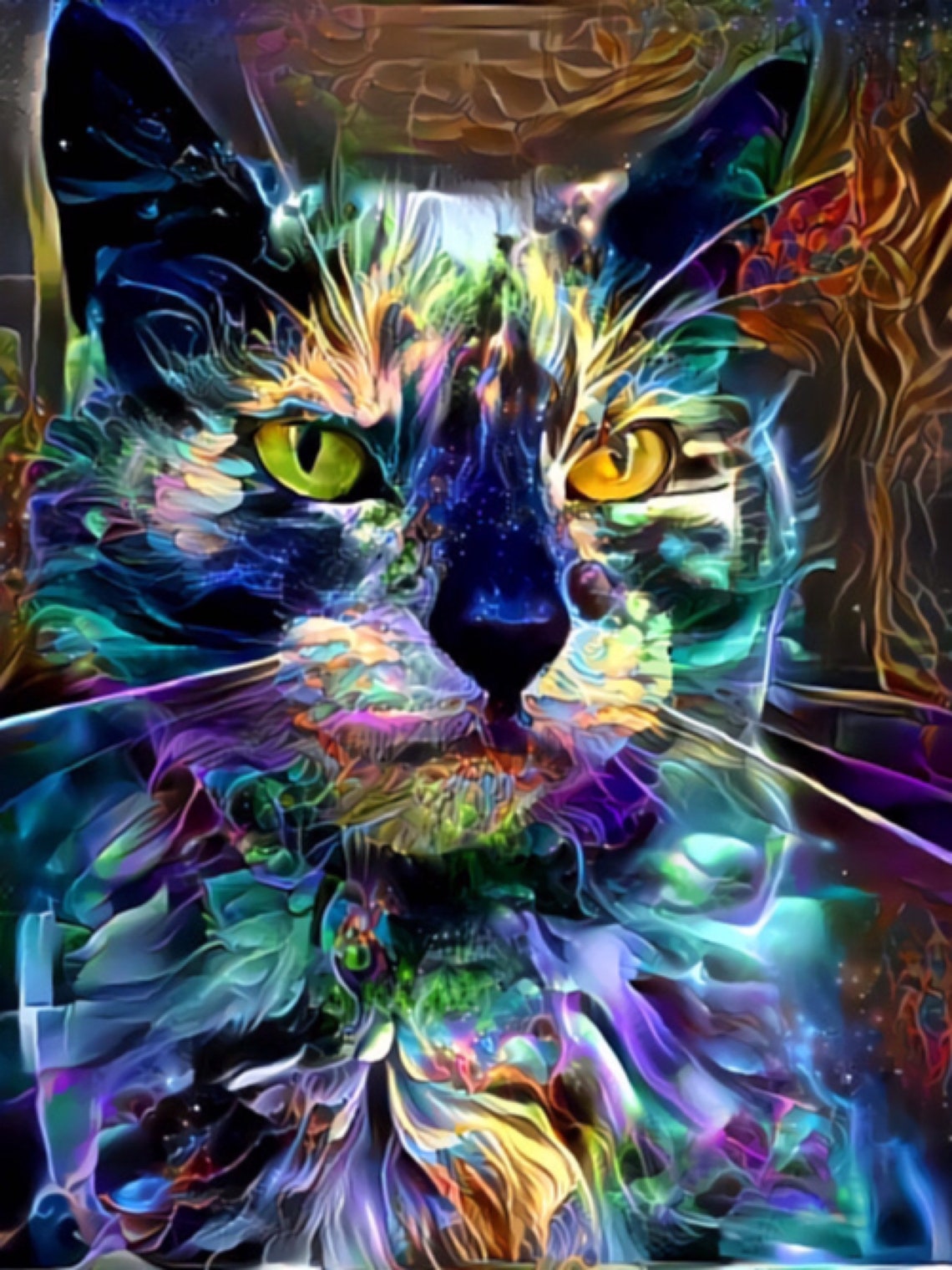 Large Framed Digital Print of Your Pet - Etsy