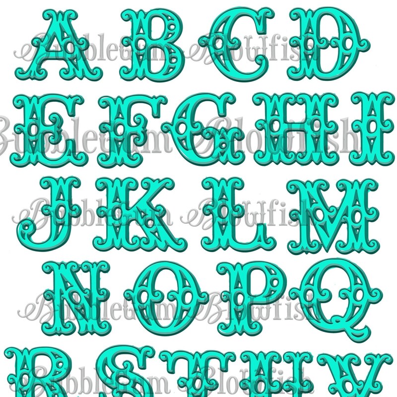 Carnival Letters - Etsy