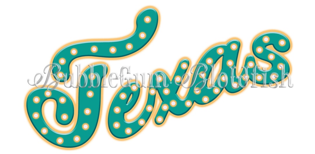 Texas Black Marquee Digital Sign Individual PNG File Digital Clipart ...