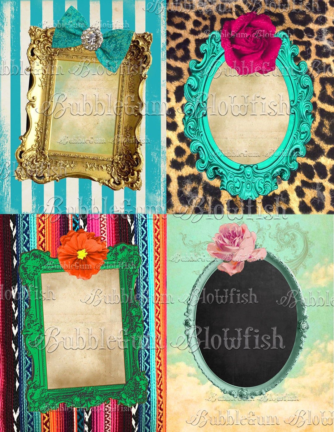 Funky Digital Display Cards Great for Social Media Announcements ...