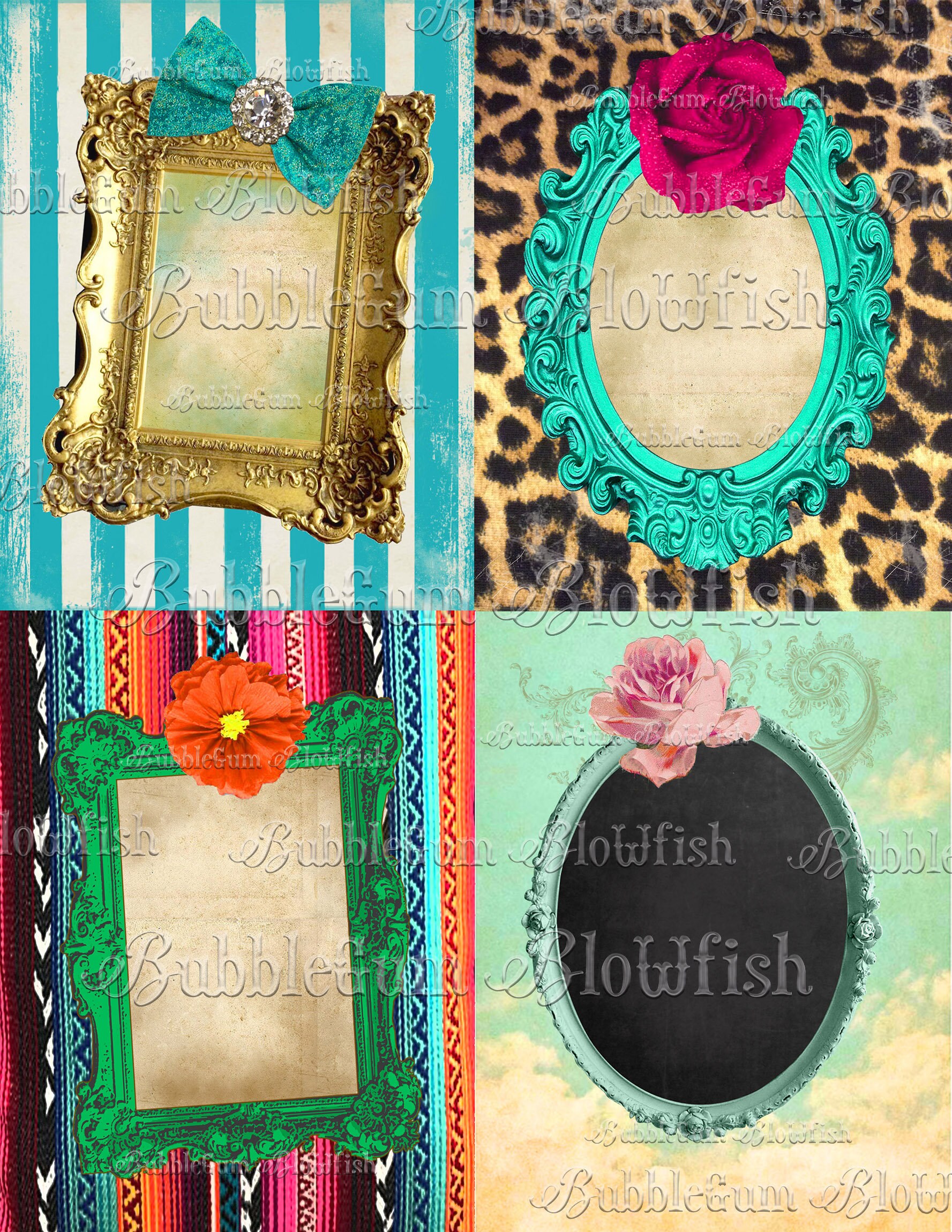 Funky Digital Display Cards Great for Social Media Announcements ...