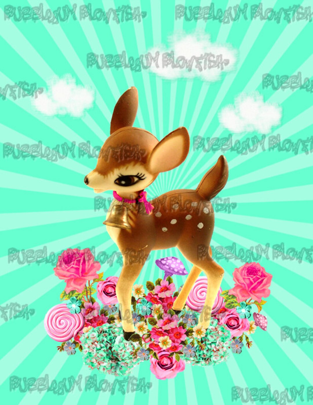 Sweet Lil Deer Digital Art Download - Etsy