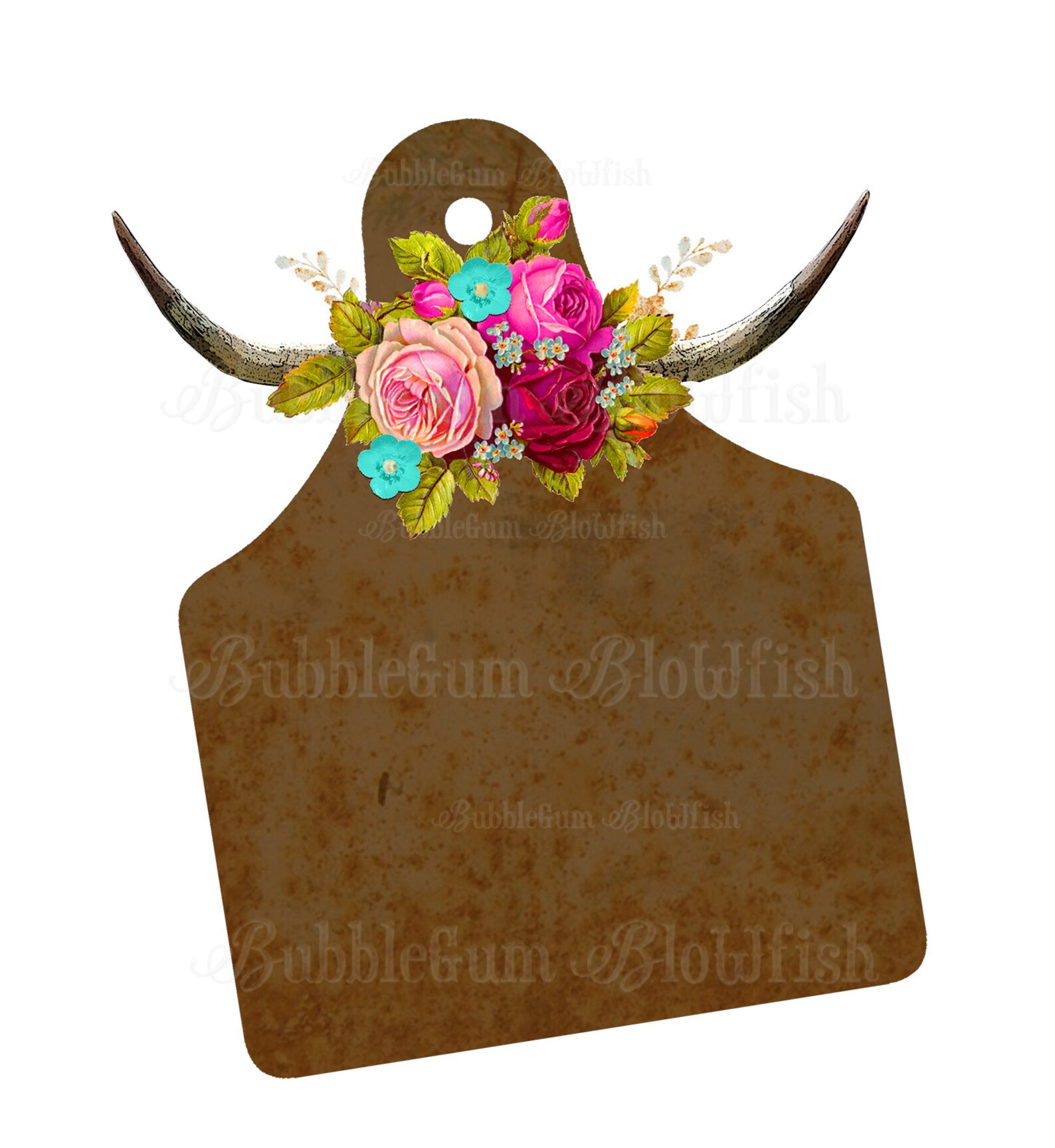 Cattle Tag Cow Tag Ear Tag Digital Clipart digital | Etsy