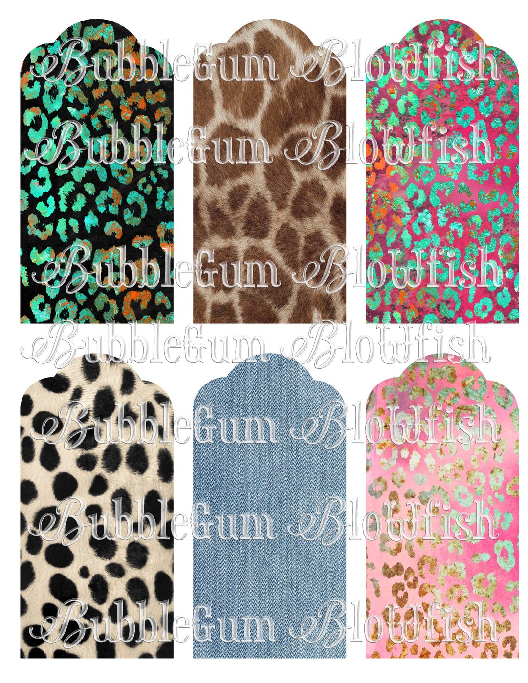 Funky Hangtag's 2 Digital Clipart Single File PNG Collage Sheet These ...
