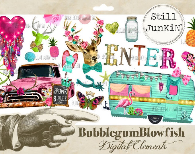 Still Junkin Vintage Pickers Rusty Pickup Trucks Fun Antiques - Etsy