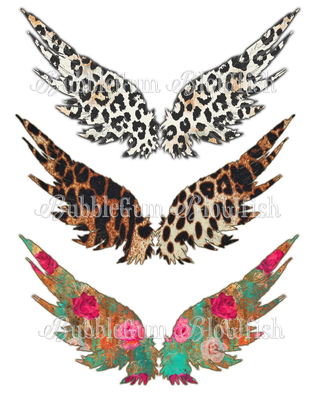 Funky Wings New Angel Wings Fairy Wings Leopard Wings Cheetah Wings ...