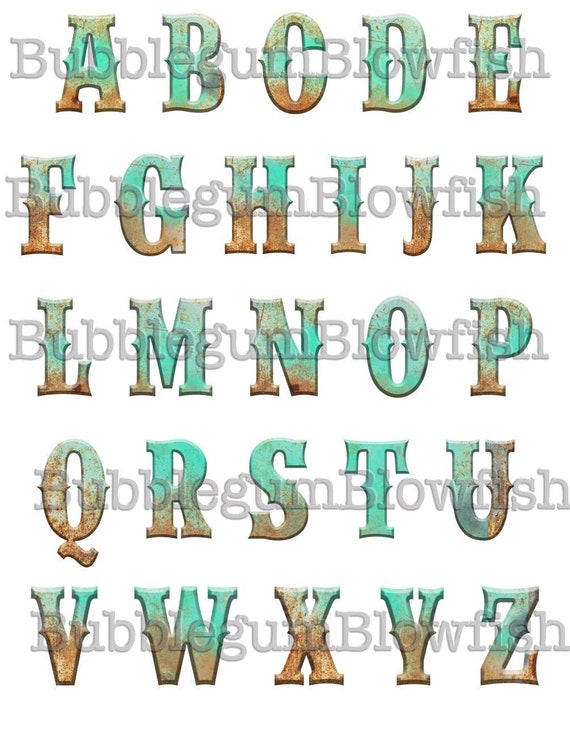 Rustic Alphabet Letters 24” Letter E Lighted Vintage Marquee Letters