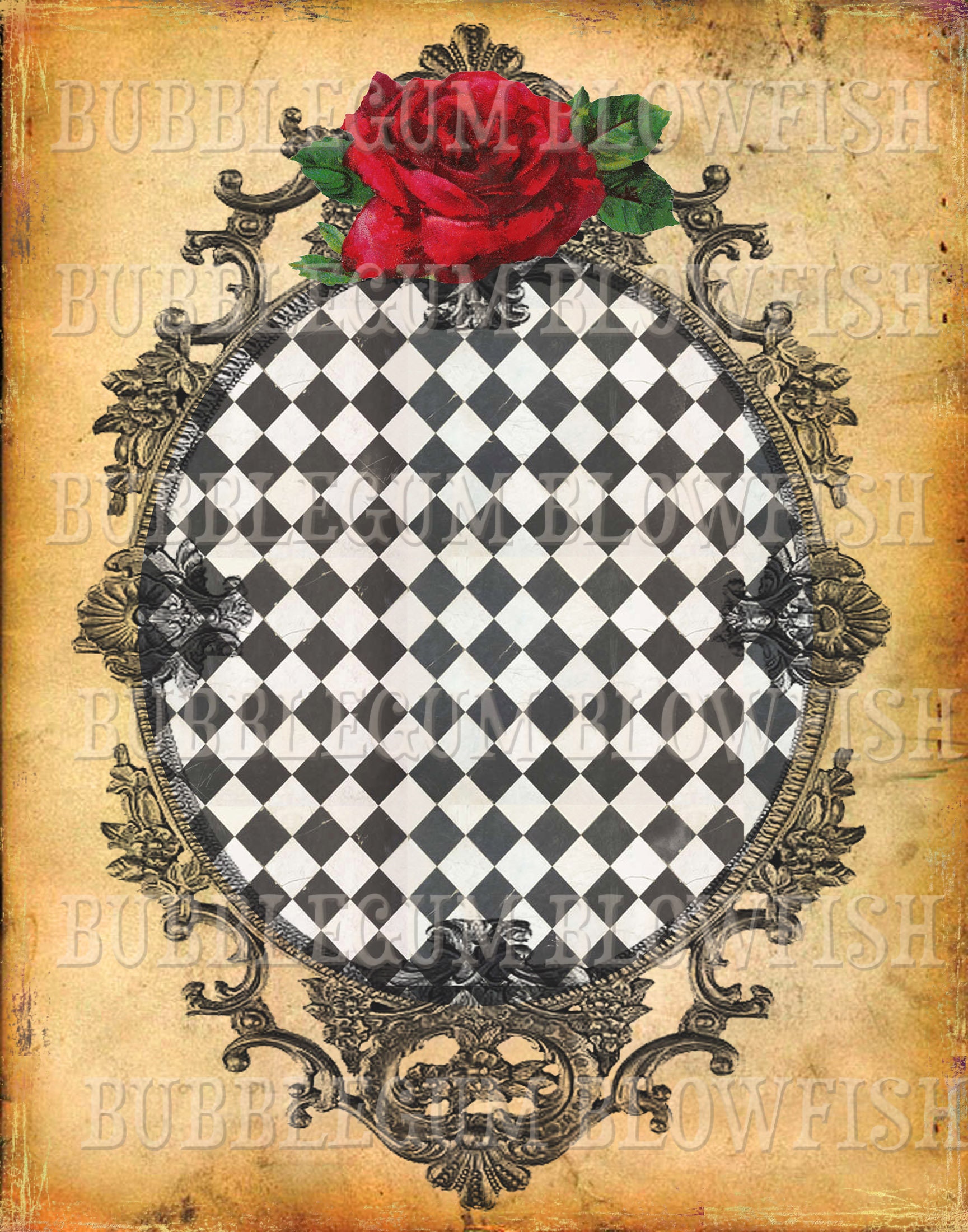 Embellishments BubblegumBlowfish pretty vintage paper by the sheet ...