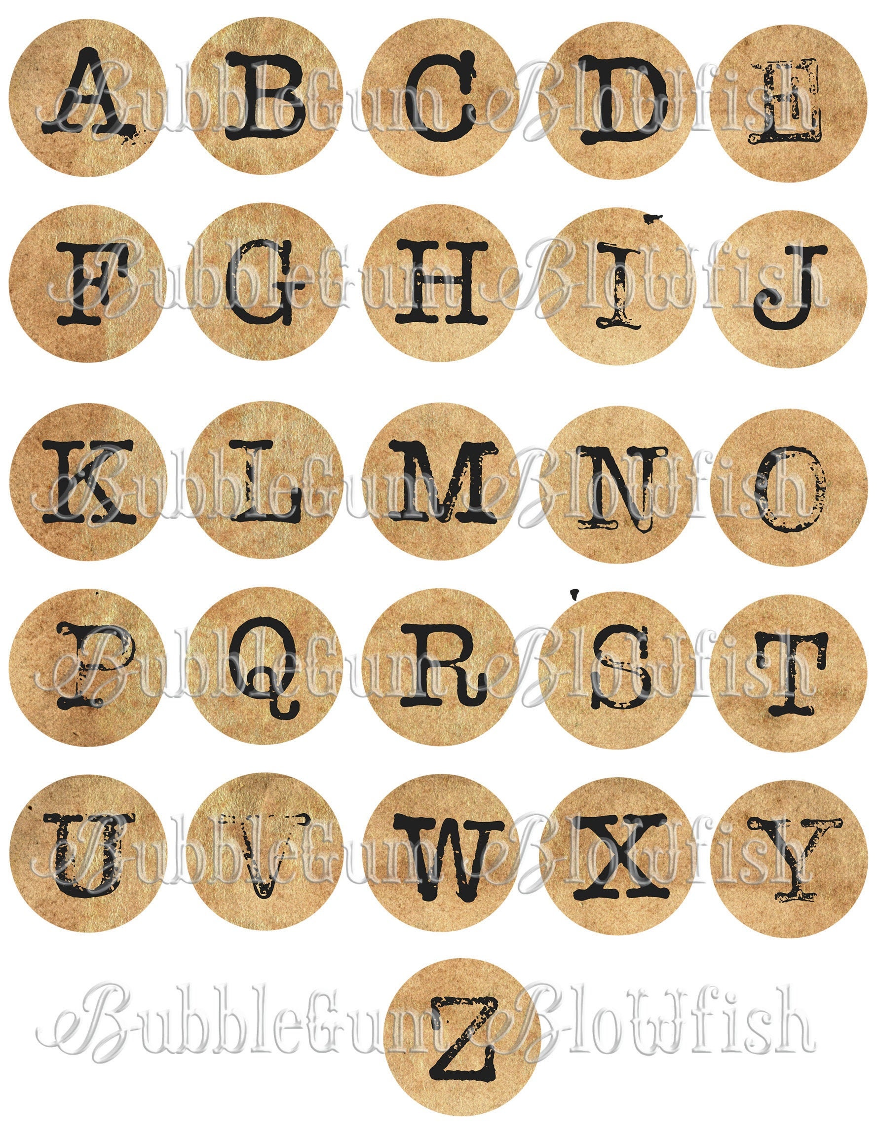 Old Letter Design Clipart