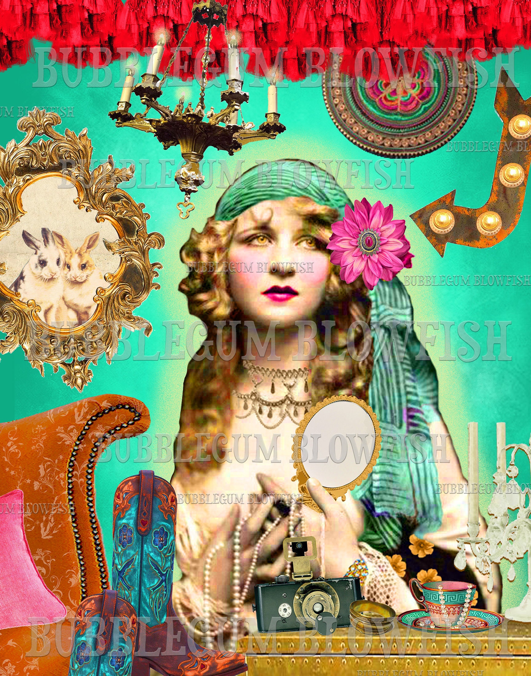 Beautiful Vintage Gypsy Junk Room Digital Art Download - Etsy