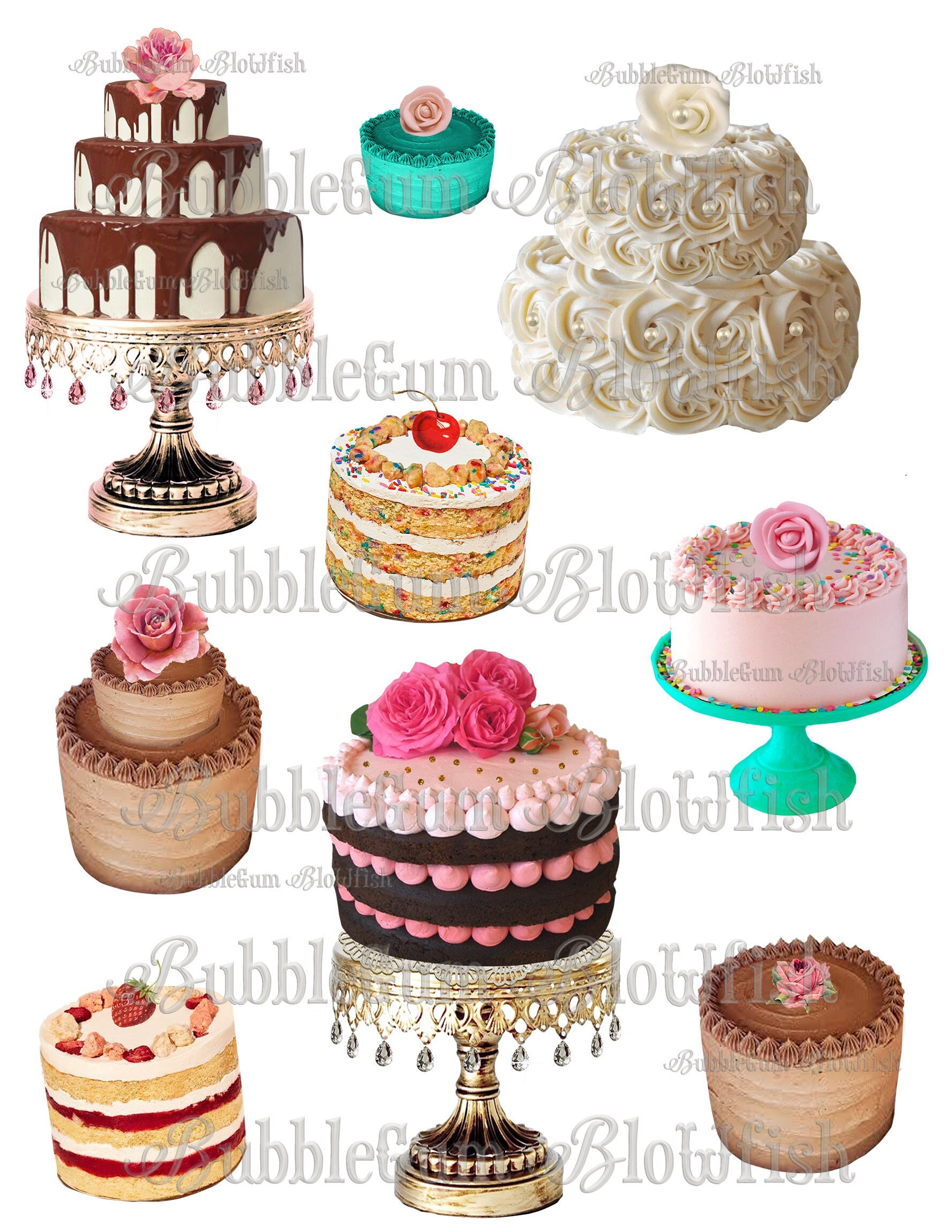 Vintage Cake Art