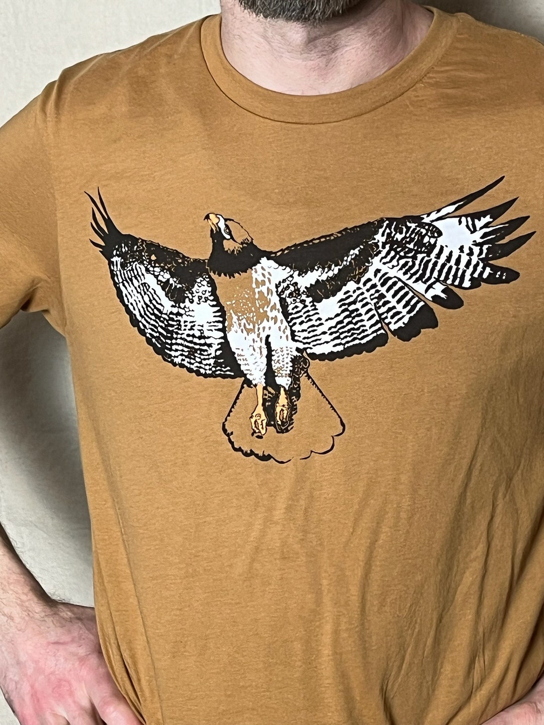 Red-tailed Hawk Tee – Hand-screened Unisex Design Small, 3X - Etsy