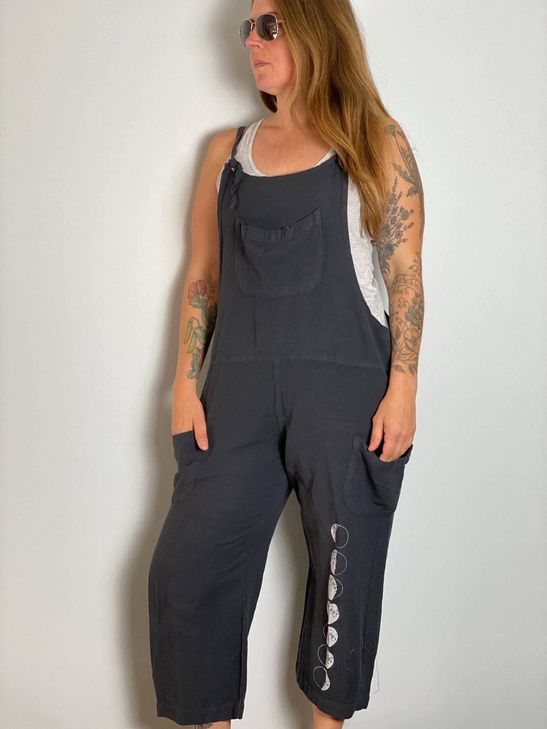 Hemp Blend Moon Overalls - Etsy