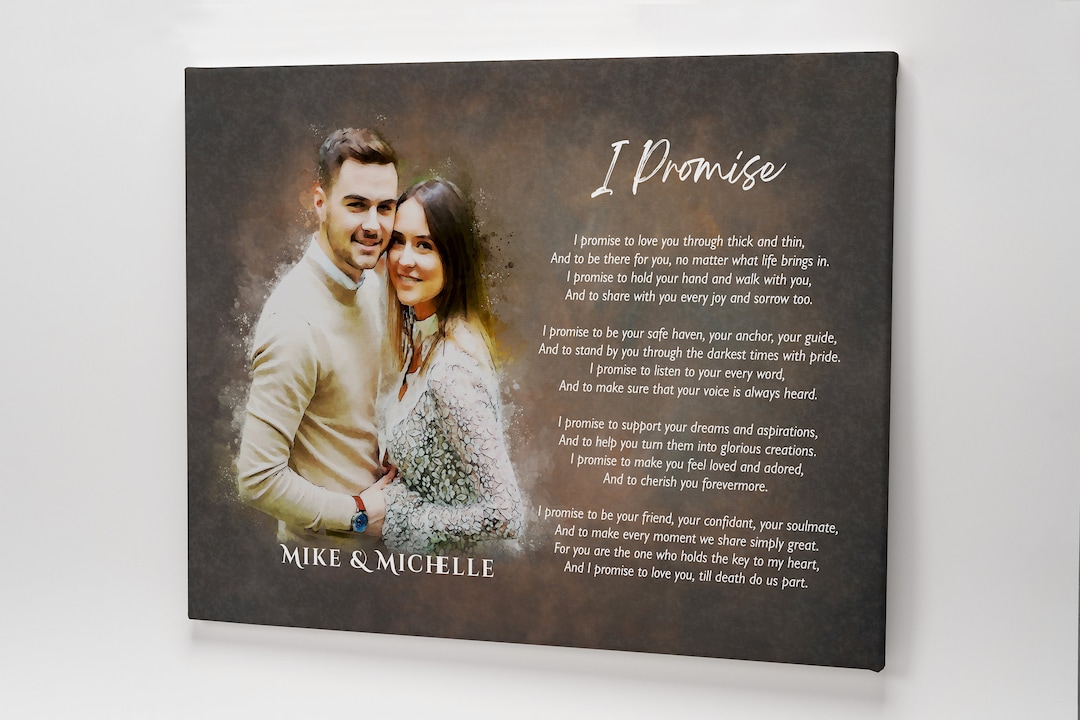 Custom Poem Print Personalized Canvas Poem Memorial Poem Custom Poem