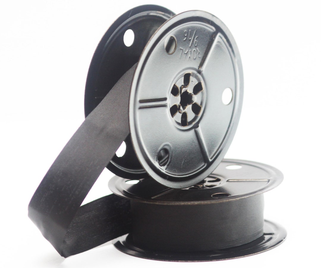 Royal Twin Metal Spools With Fresh Black Ribbon for Quiet De Luxe ...