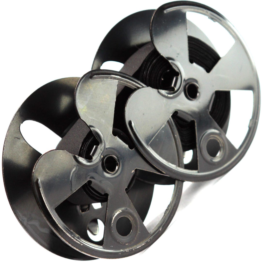 Royal Typewriter Twin Metal Spools for Model No 10 KHT KMG KMM Khm Hh ...