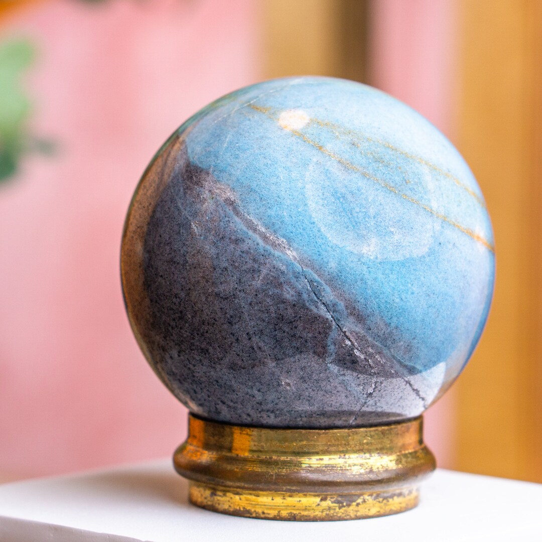 Trolleite Sphere 50mm Mystical Crystal Ball for Positive Energy and ...