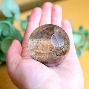 Garden Quartz Sphere 56mm ~ Phantom Ghost Crystal ~ Lodolite Ball - Etsy