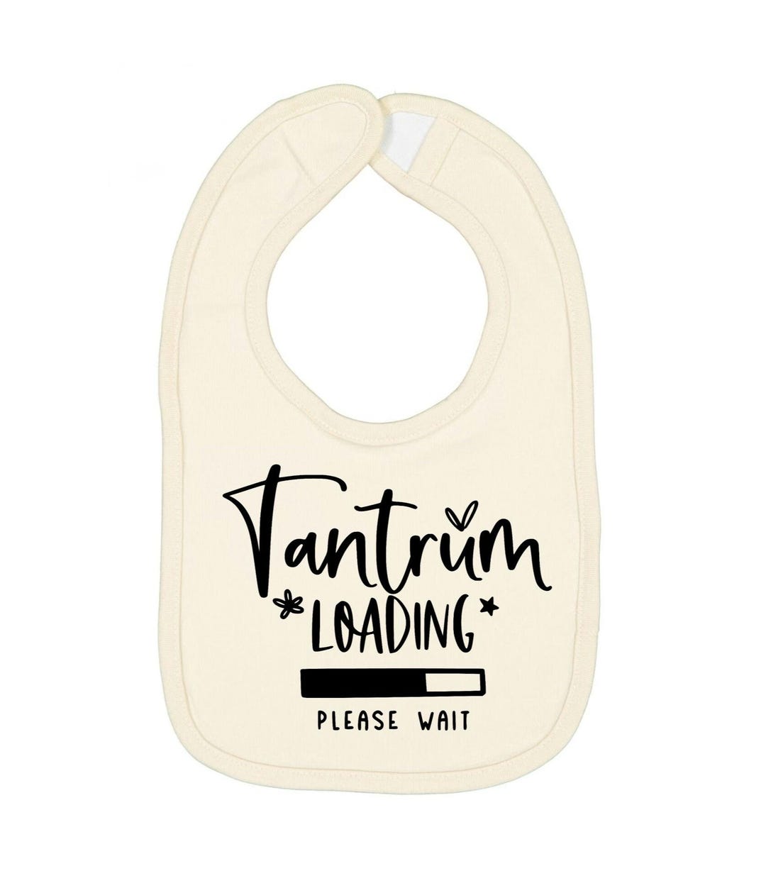 Tantrum Loading Please Wait Funny Baby Bib - Etsy