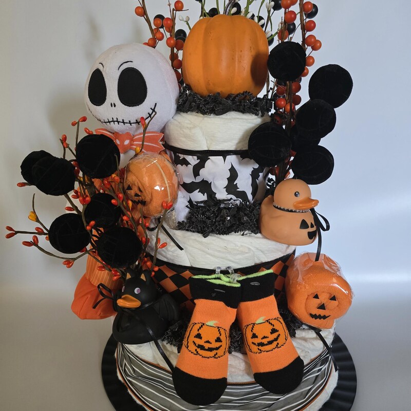Pumpkin Diaper Cake - Etsy