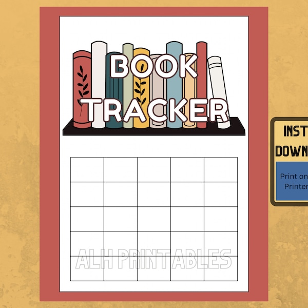 Adult Book Reading Sticker Chart - Etsy