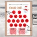 Snowman Reward Chart, Behavior Tracking Chart, Routine Sticker Chart ...