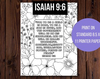 Psalms 37:23 Printable Coloring Page, Coloring Pages for Adults, Memory ...