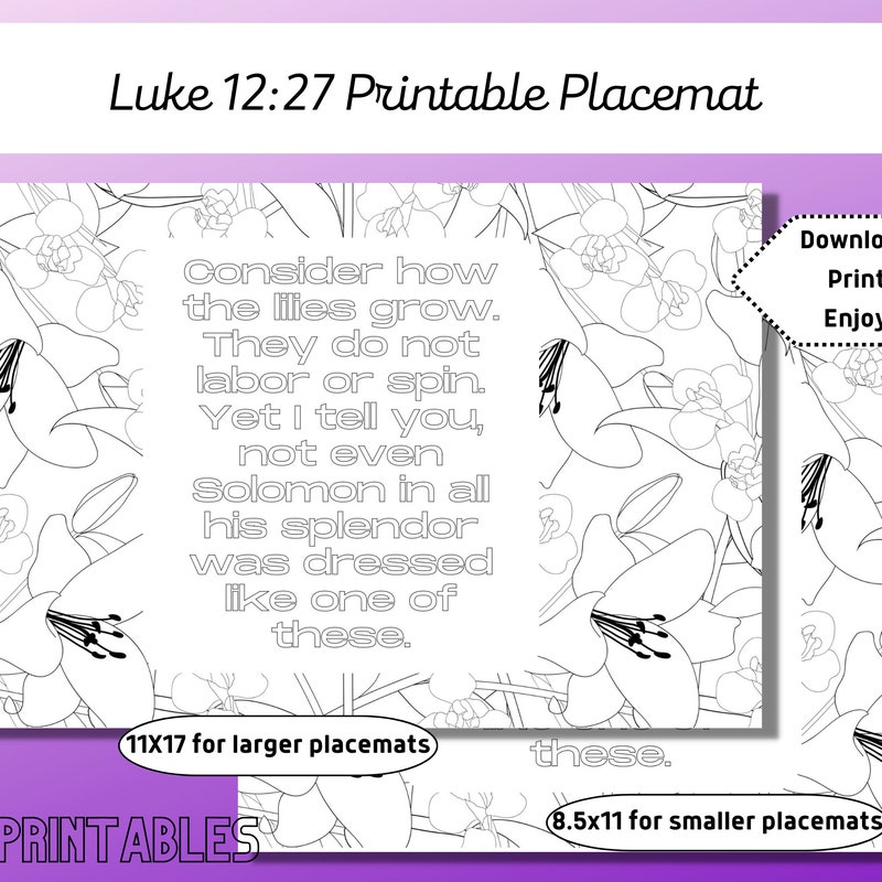 Luke 12 Coloring Page - Etsy