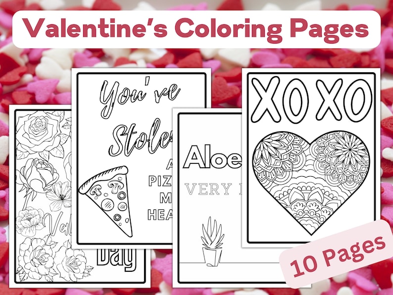 Valentine Coloring Page, Valentines Day Puns, Cute Saying Coloring ...
