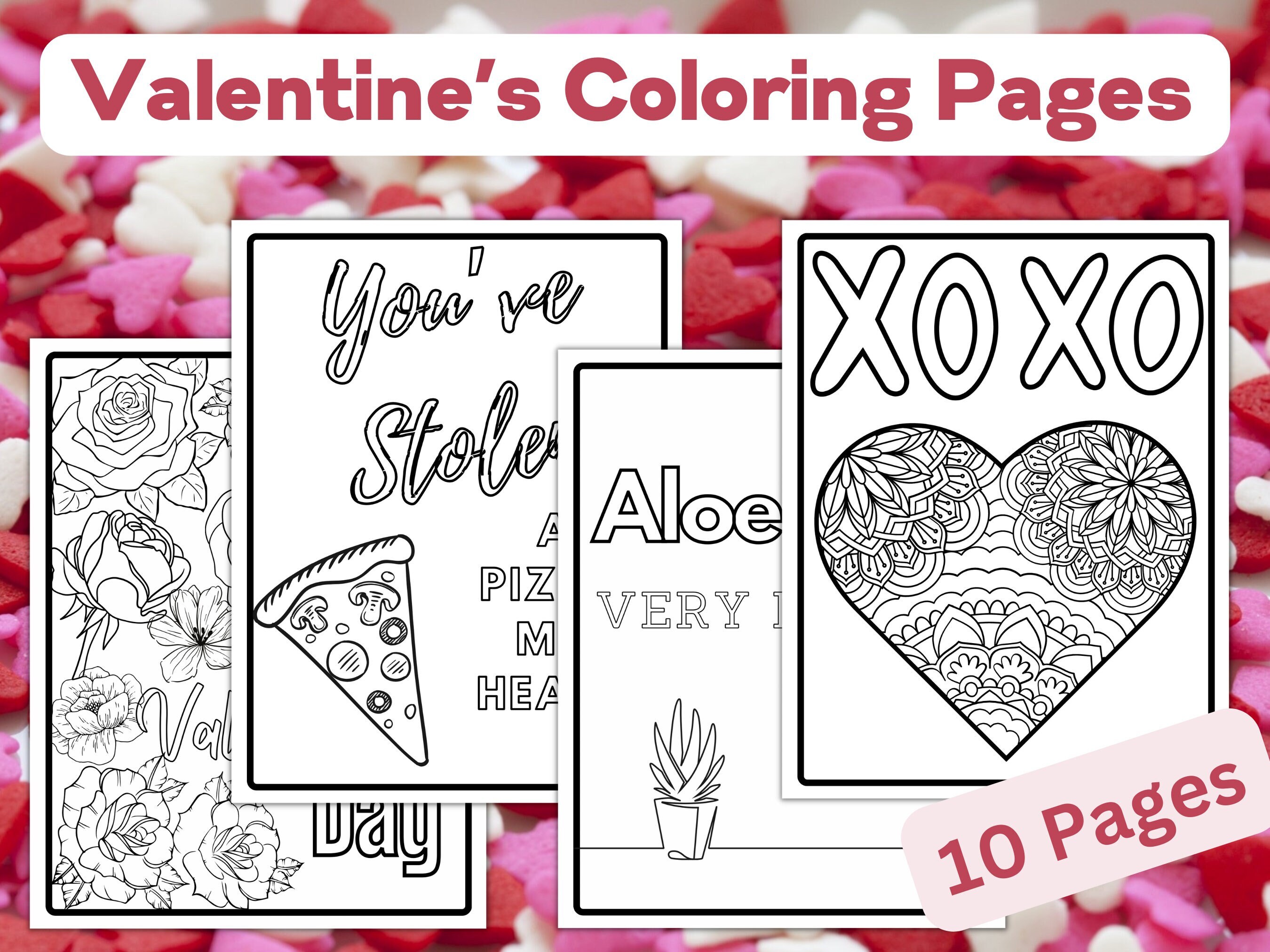 Valentine Coloring Page, Valentines Day Puns, Cute Saying Coloring ...